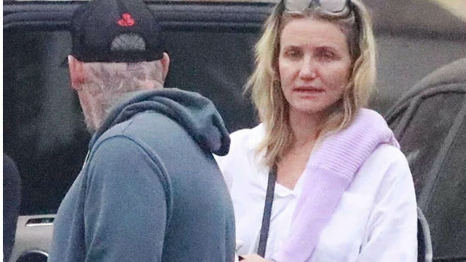 Cameron Diaz, Goes Makeup-Free On Rare Outing With Benji Madden